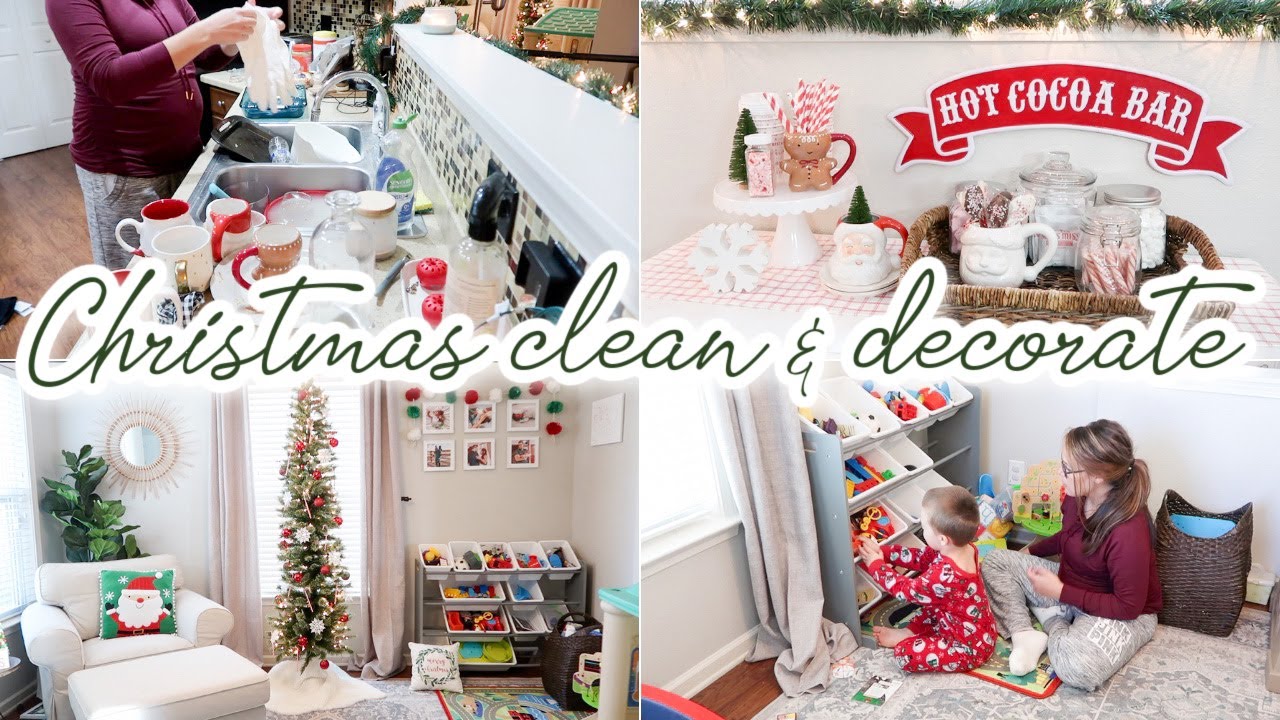 CLEAN & DECORATE WITH ME FOR CHRISTMAS 2020 | CLEANING MOTIVATION ...