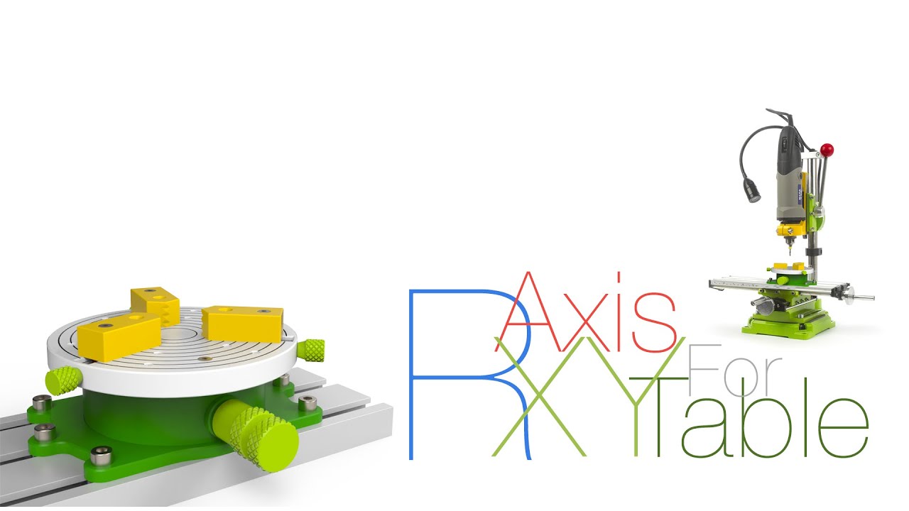 R Axis for Coordinate XY Table - YouTube