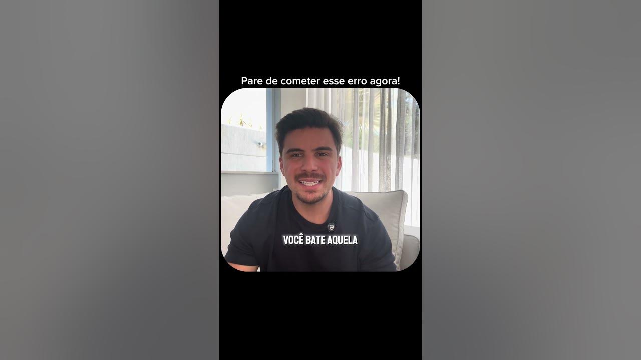 Pare de cometer esse erro imediatamente! - YouTube
