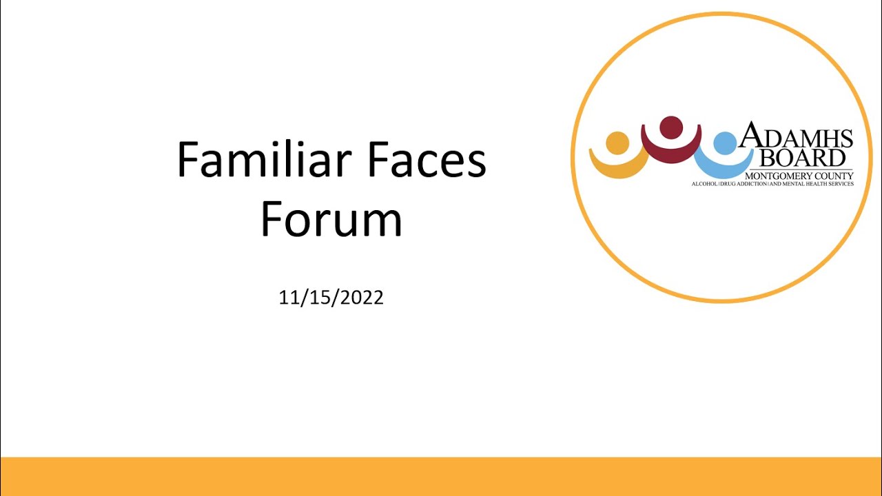 Familiar Faces Forum 11/15/2022 - YouTube