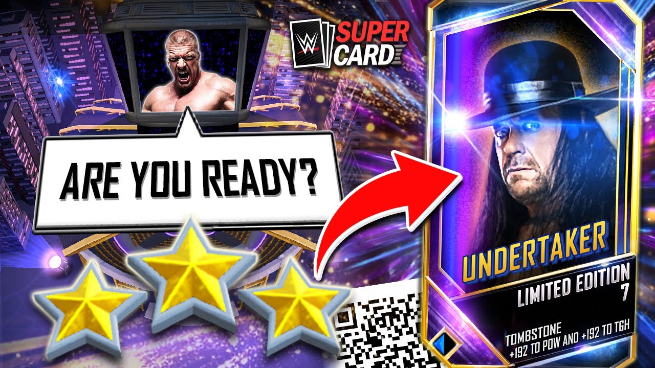 How I Finished Campaign for UNDERTAKER Limited Edition! Secret QR Code... | WWE SuperCard - YouTube