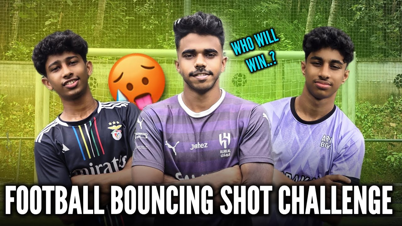 Football Bouncing Shot Challenge 👌🤙 - YouTube