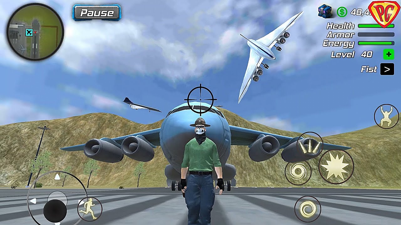 Grand Action Simulator - New York Car Gang #107 Big Plane - YouTube