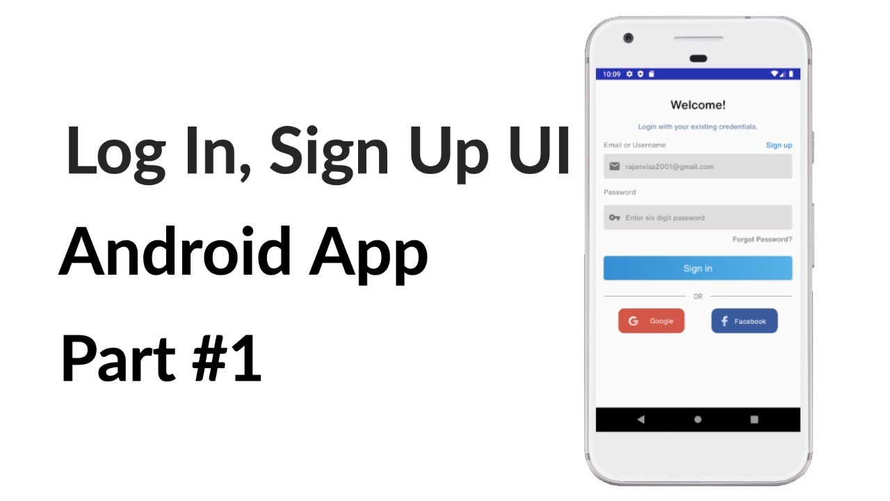 LogIn SignUp: Part 1 Log in - YouTube