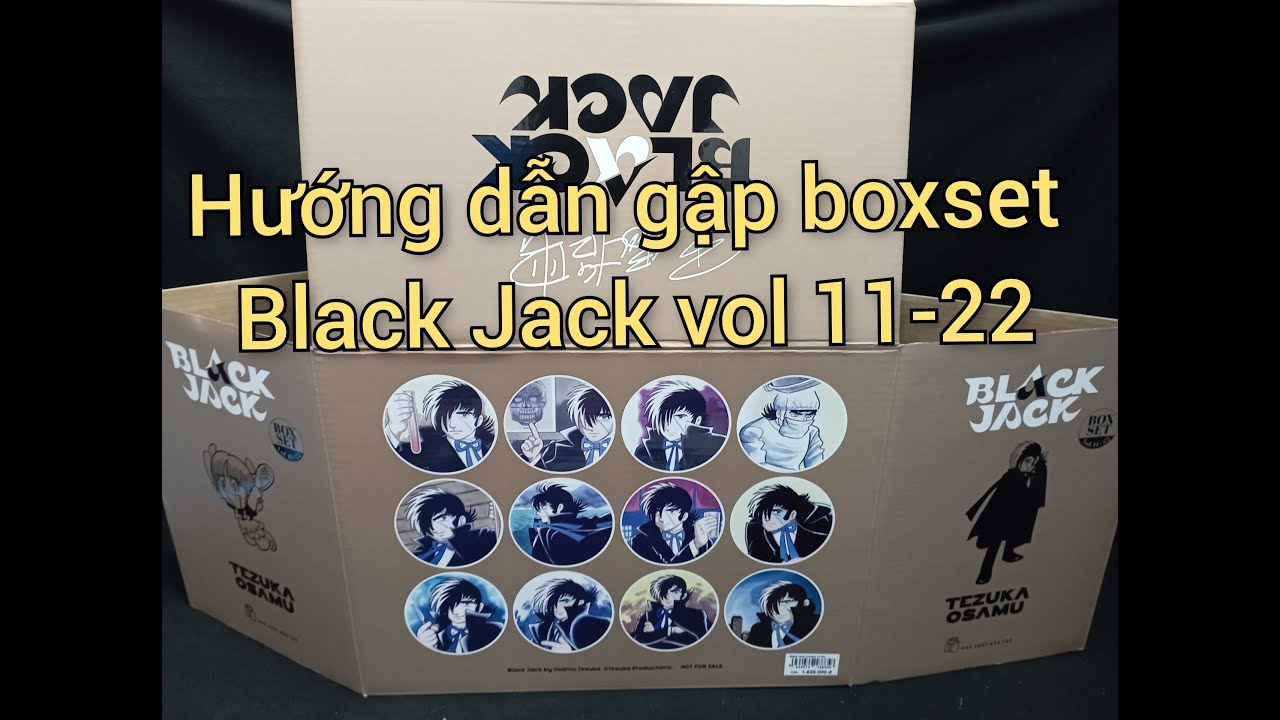 Hướng dẫn gập boxset Black Jack vol 11-22 - YouTube