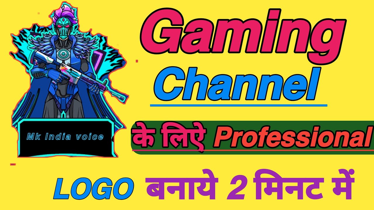 how to make gaming logo || how to make logo for gaming channel ...