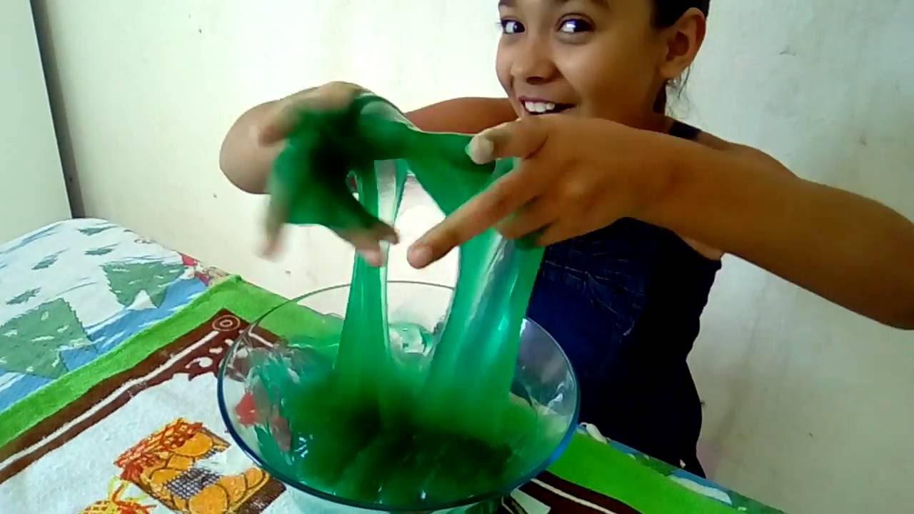 Como fazer slime baff (How to make slime baff) - com Leticia - YouTube