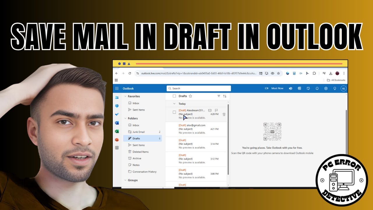 How to Save Mail in Draft in Outlook | Advanced Strategies (2025) - YouTube