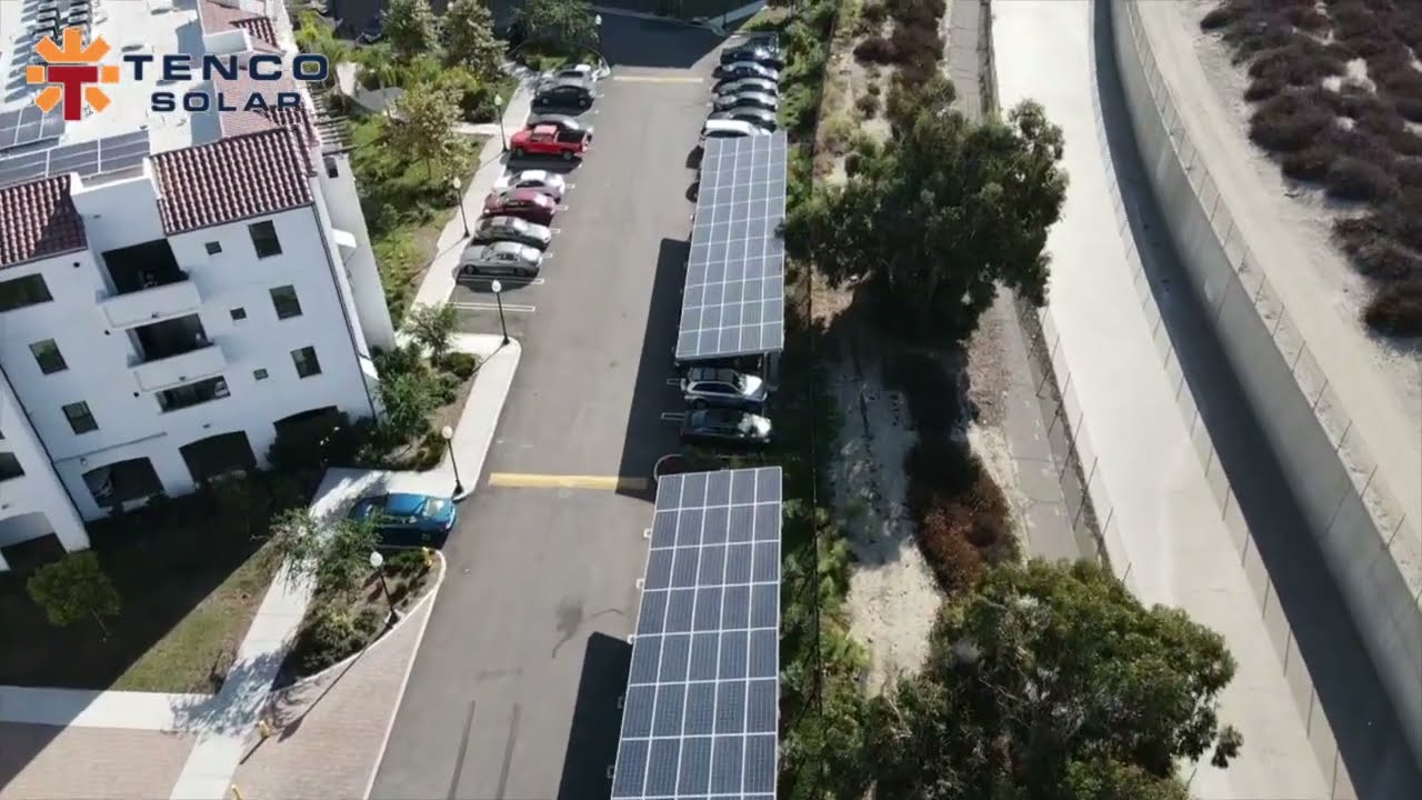 TENCO SOLAR - Building Ontario Carports - YouTube