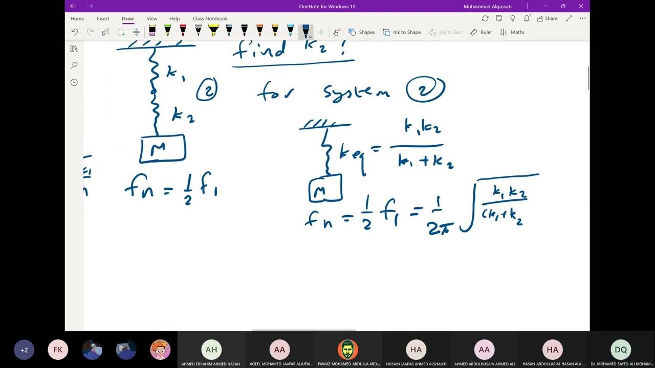 Ch2 Lec8 - MENG384 (Vibration) - YouTube