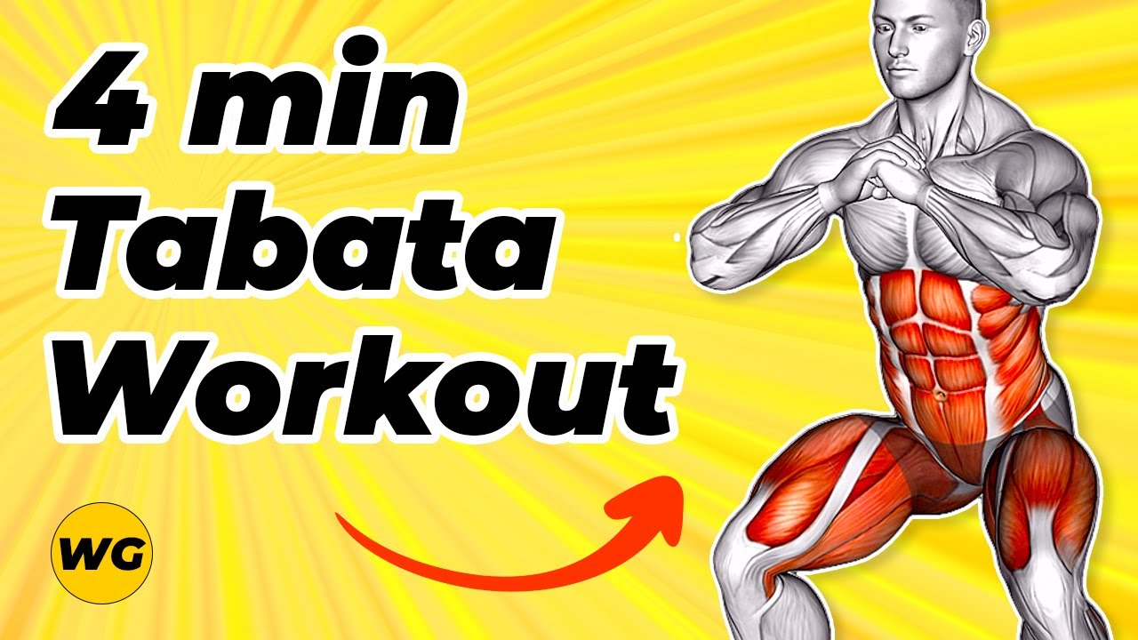 Tabata Workout For Weight Loss Beginners (4 min / 8 Best Exercises ...