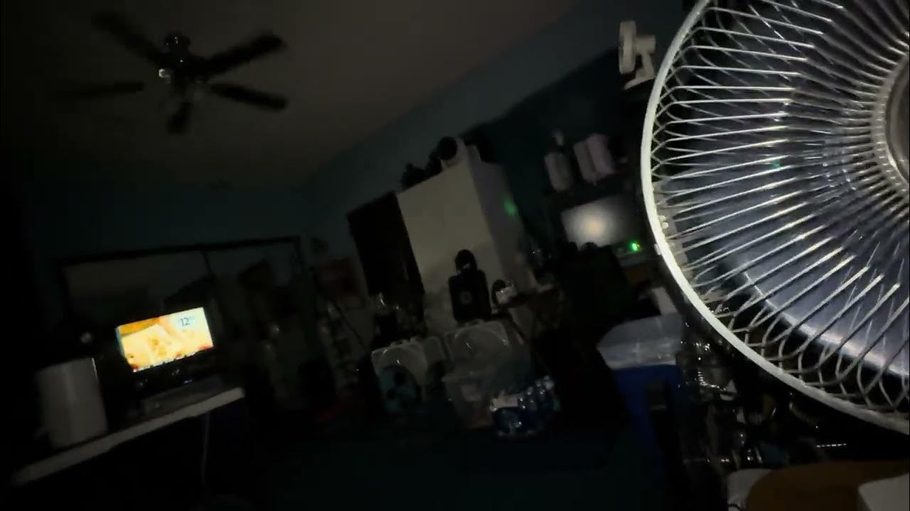 Running fans late at night - YouTube