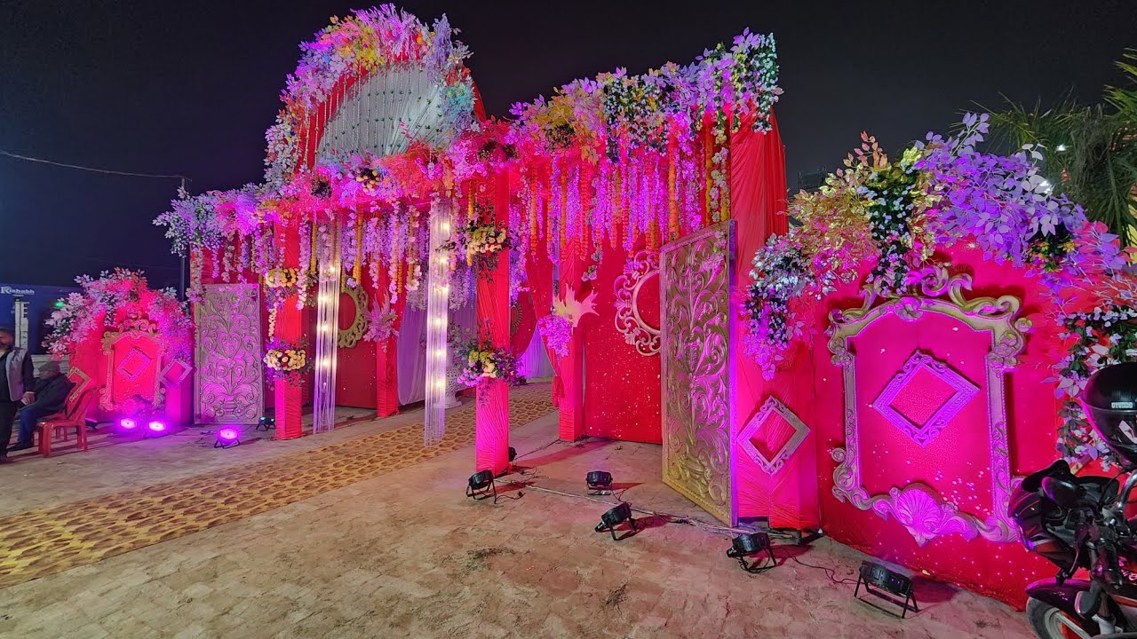 Wedding ceremony PREMIUM DECORATION (P2) + LED COUNTER Contact ...