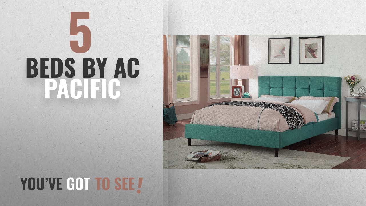 Top 10 Ac Pacific Beds [2018]: AC Pacific Modern Upholstered Square ...