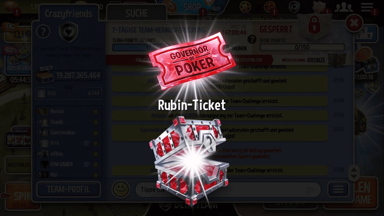 GOP3 - 8 Ruby Chests - Ruby Ticket + 4 Diamond Tickets - Governor of ...