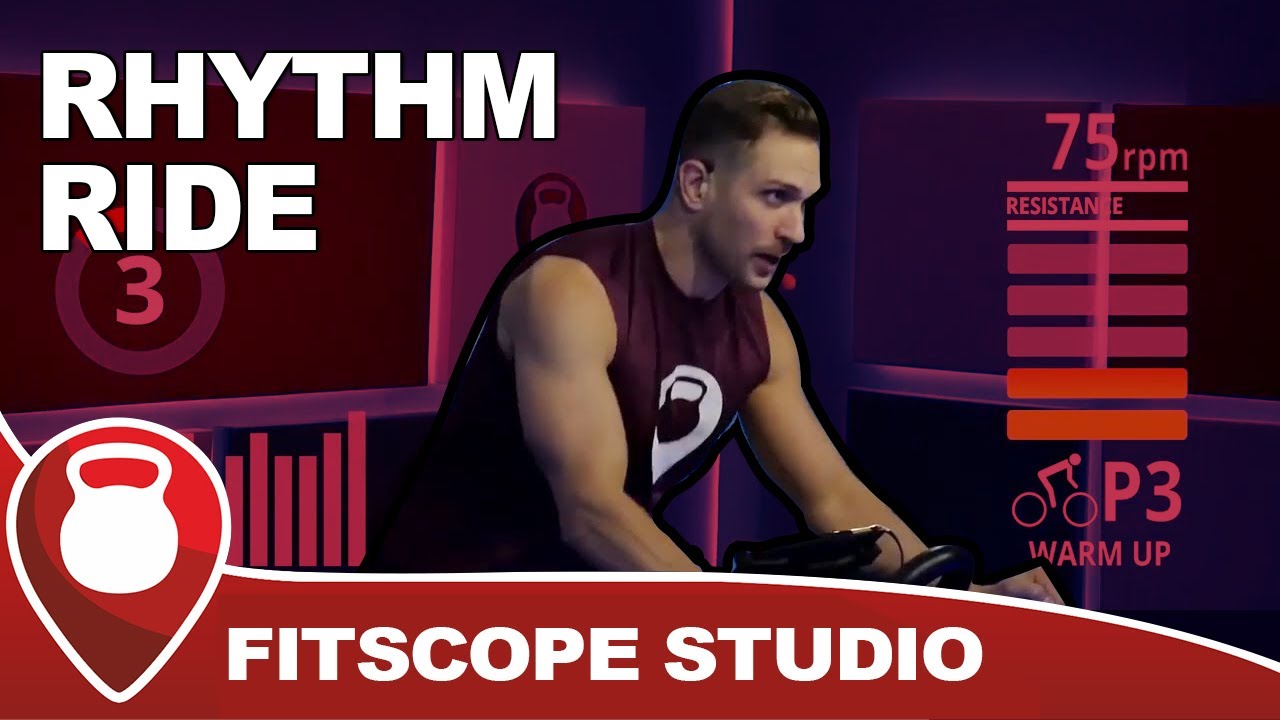 Rhythm Ride Cycling | 45 Min Advanced Power Ride | Fitscope Studio ...
