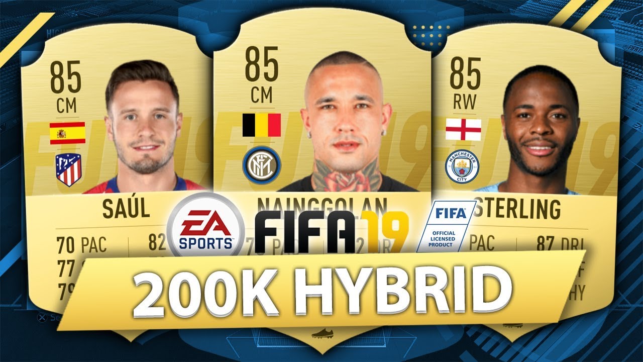 Fifa 19 Best Possible 200k Squad Builder Overpowered 200k Hybrid