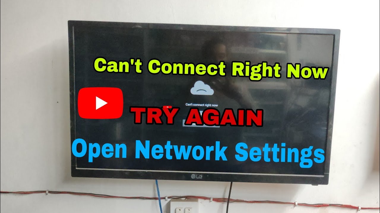 Can't Connect Right Now Try again Open Network Settings - YouTube