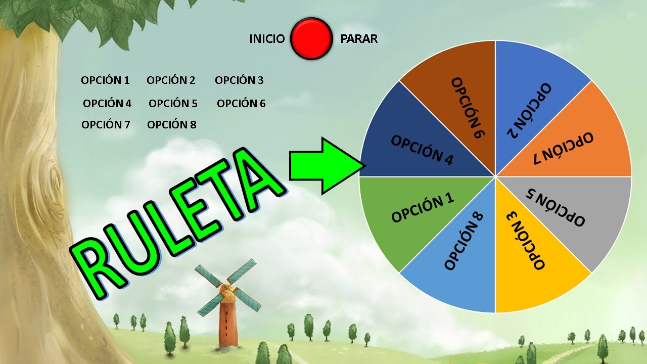 Ruleta creada en power point - YouTube