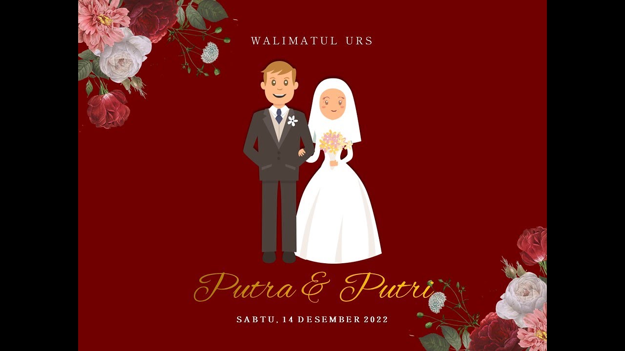 Unig Wedding Invitation Undangan Nikah Digital Tema 16 Landscape