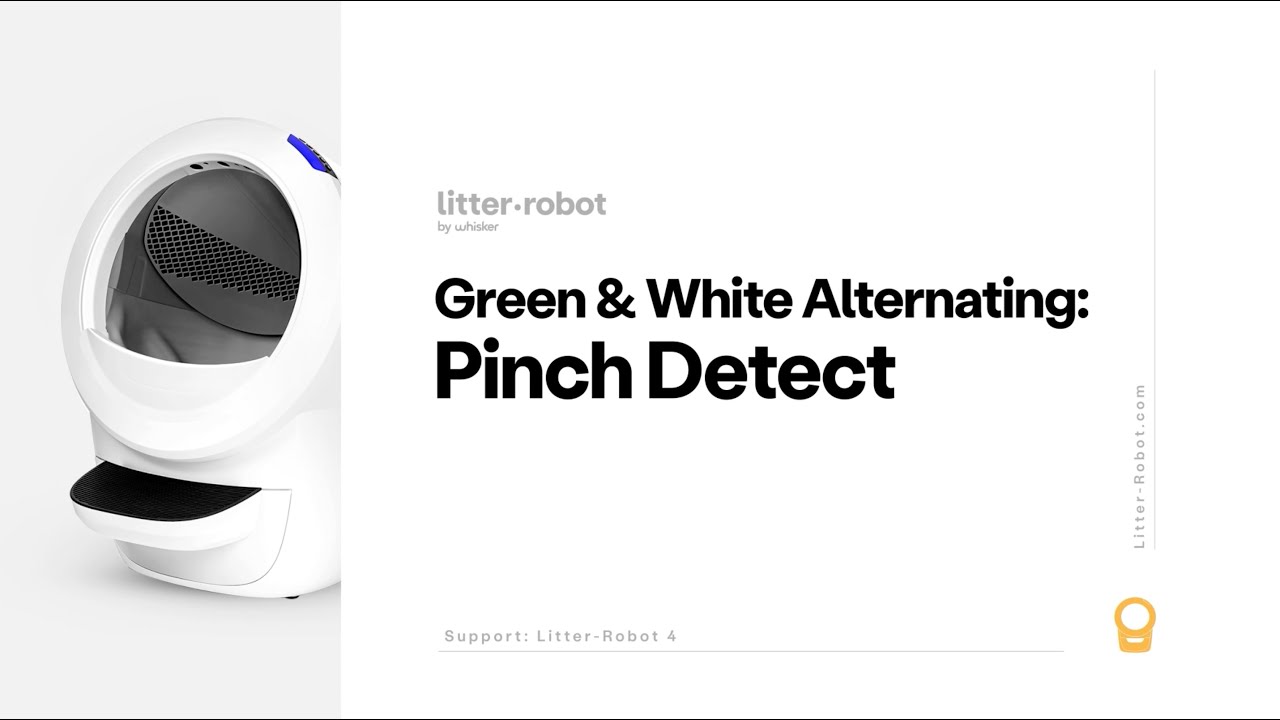Green and White Alternating Lights: Pinch Detect | Litter-Robot 4 - YouTube