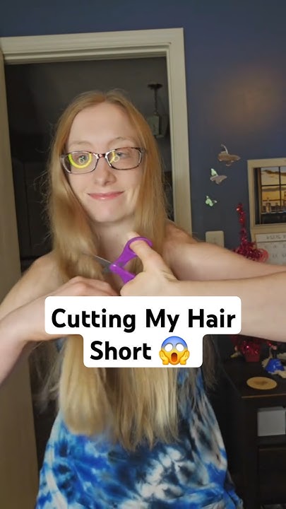 Cut My Hair Short Viral Hairtransition Hairstyle Haircut Relateable Ib Brookemonk Youtube