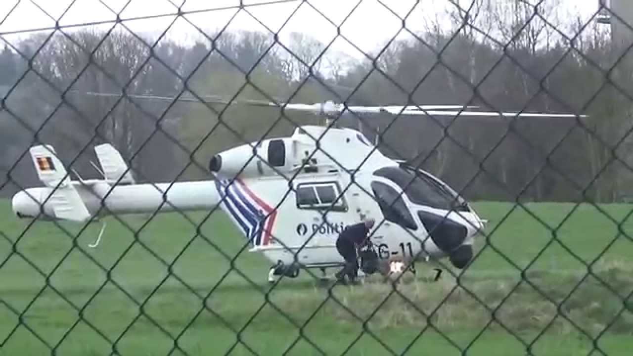 MD 902 G-11 Belgian Federal Police Take Off Jumet - YouTube