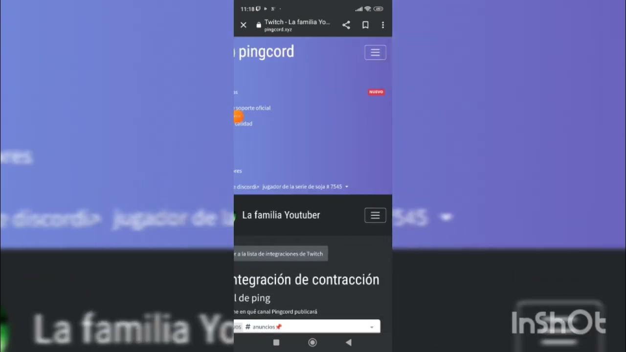 Como usar a pingcord en discord bot de notificaciones - YouTube