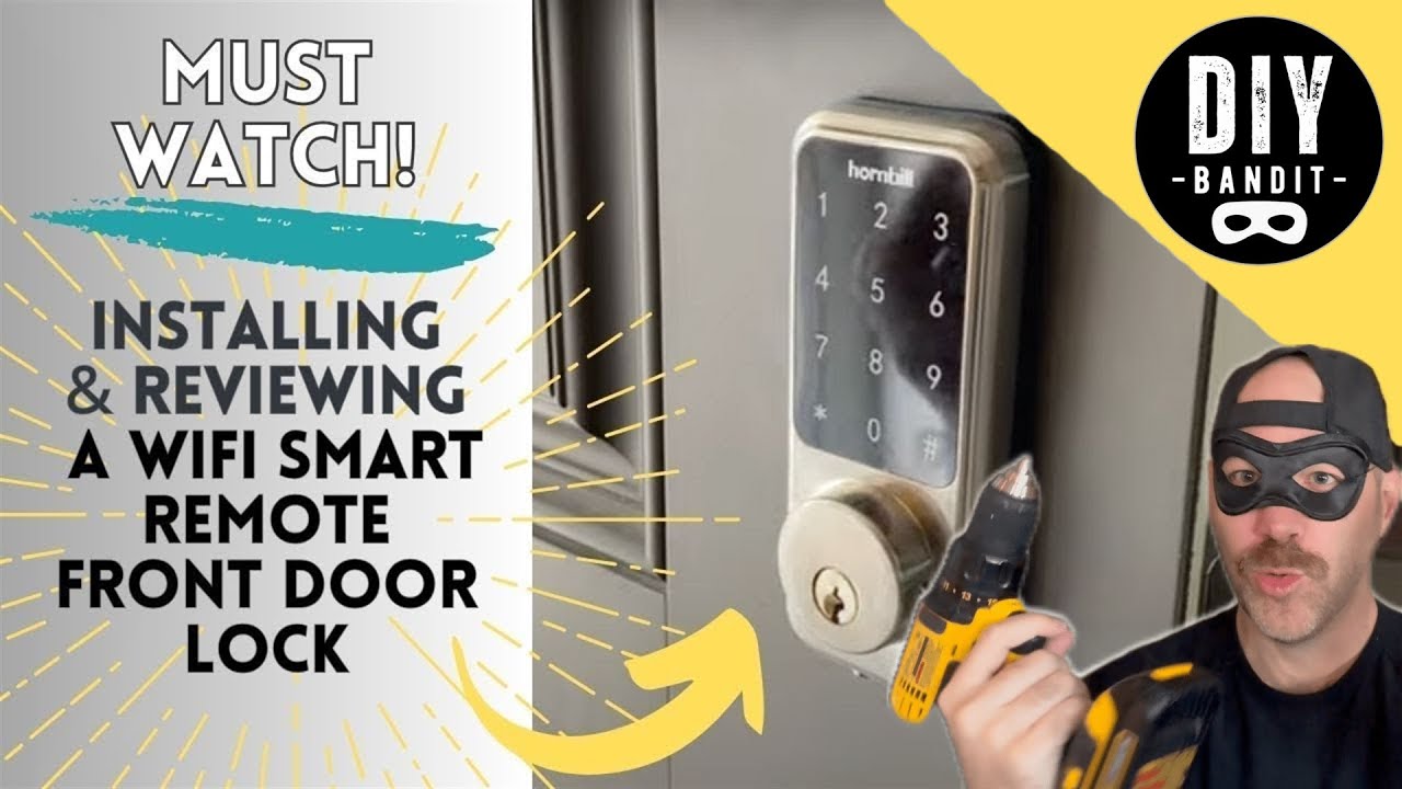 ️🔥 How to Install & Set Up a Wi-fi Smart Remote Door Lock Step-by-Step ...