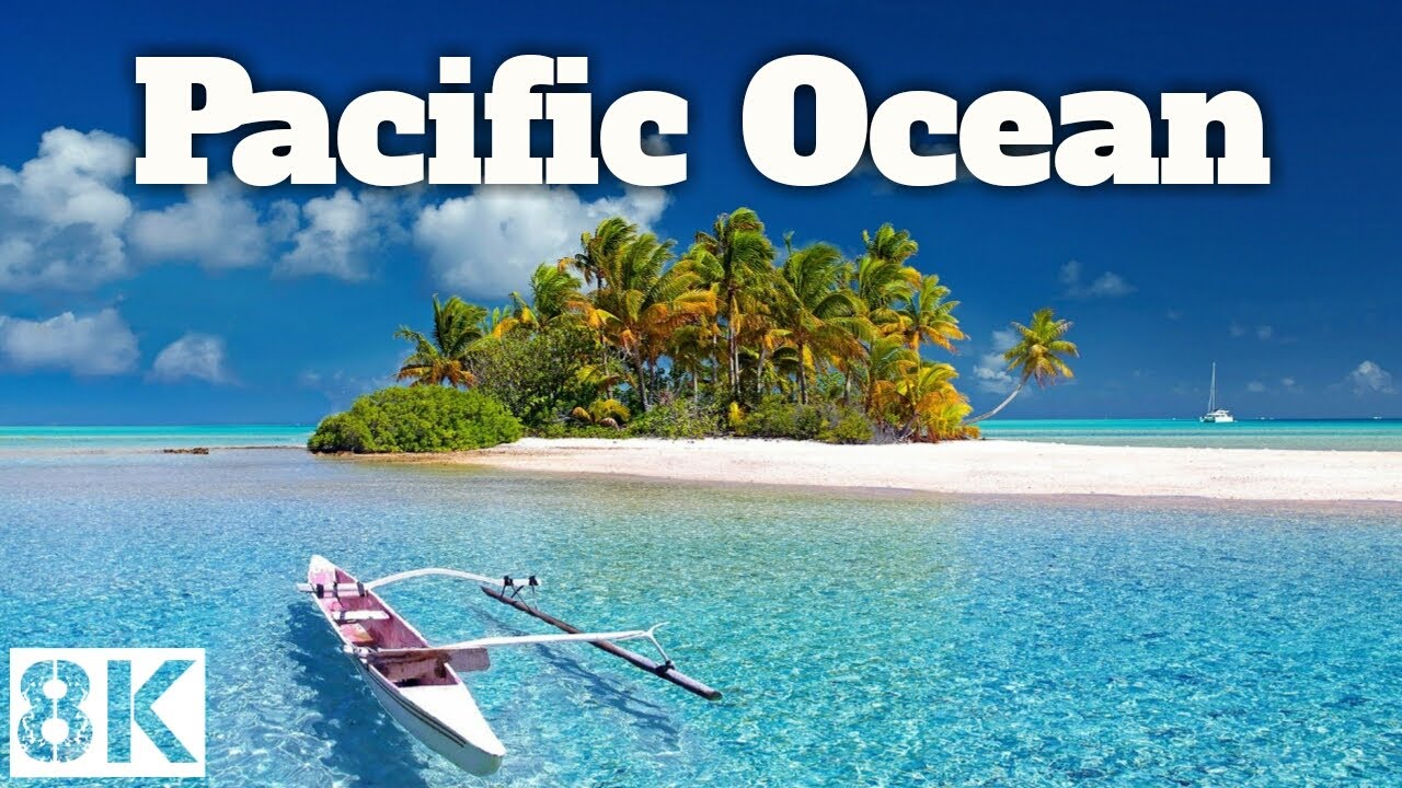 Flying over Pacific Ocean - Pacific Ocean Travel Video - 4K view ...