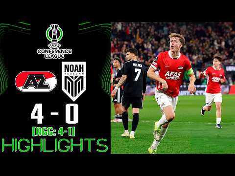 AZ Alkmaar vs FC Noah 4-0 (4-1 AGG) Highlights | UEFA Conference League 2026
