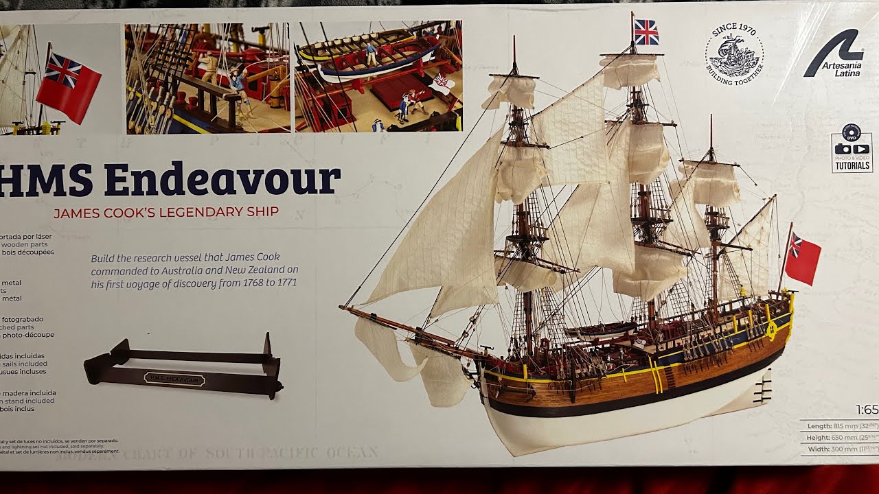 Building HMS Endeavour Part 1 - YouTube