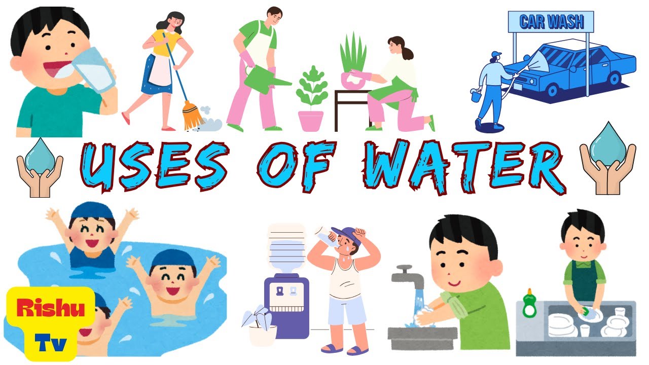 Uses of water | Importance of water | Uses of water for kids | Use of ...