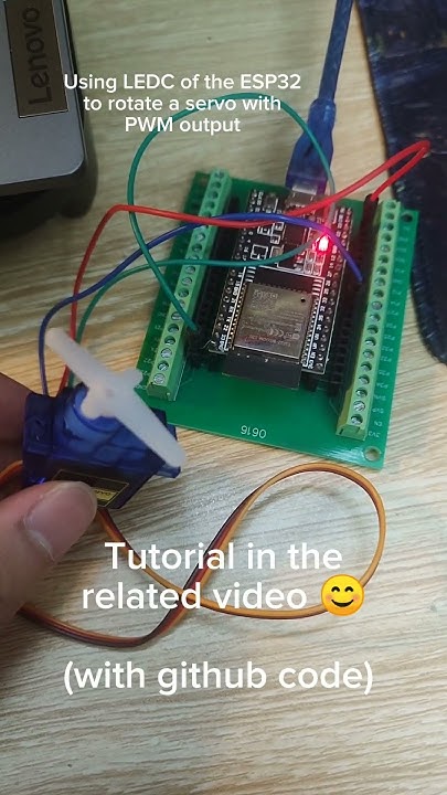 ESP32 rotate a servo with LEDC PWM #embedded #esp32 - YouTube