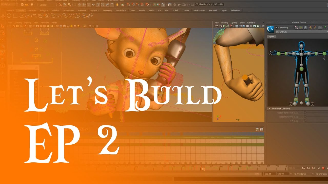 Let's Build #2 - Animating Lilly - YouTube
