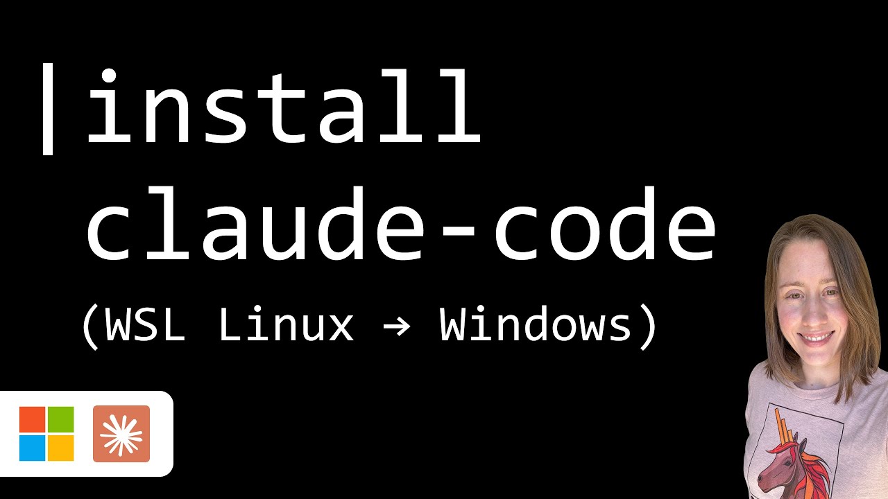 How to Install Claude Code on Windows with WSL - YouTube
