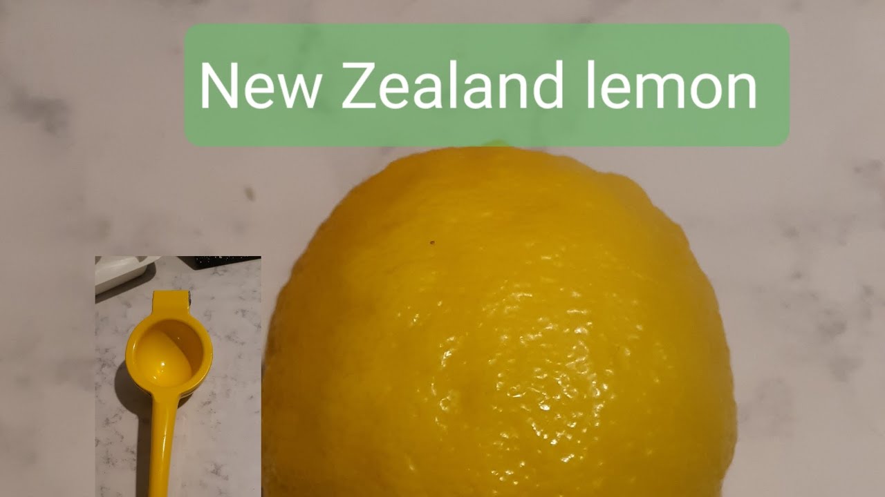 New Zealand lemon drink for sore throat - YouTube