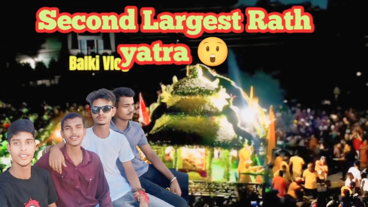 Asia Second Largest Rath yatra// Second Time - YouTube