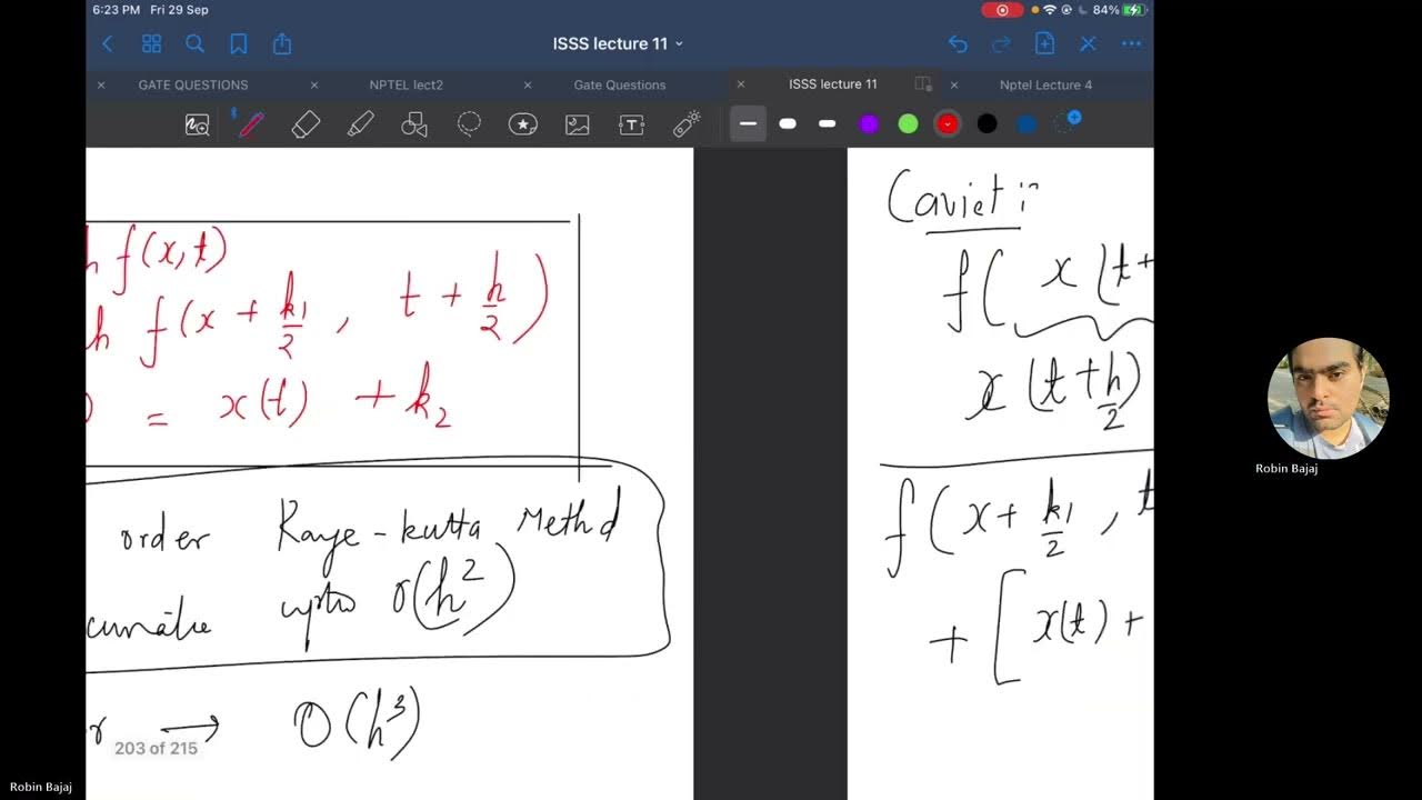 Lecture11 ISSS Computational Methods and Algorithms - YouTube