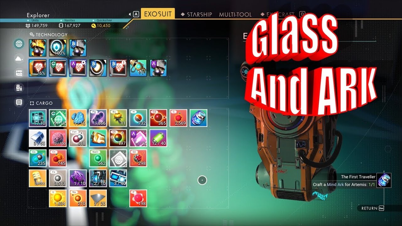 No Mans Sky Guide How to get glass | Mind ARK - YouTube