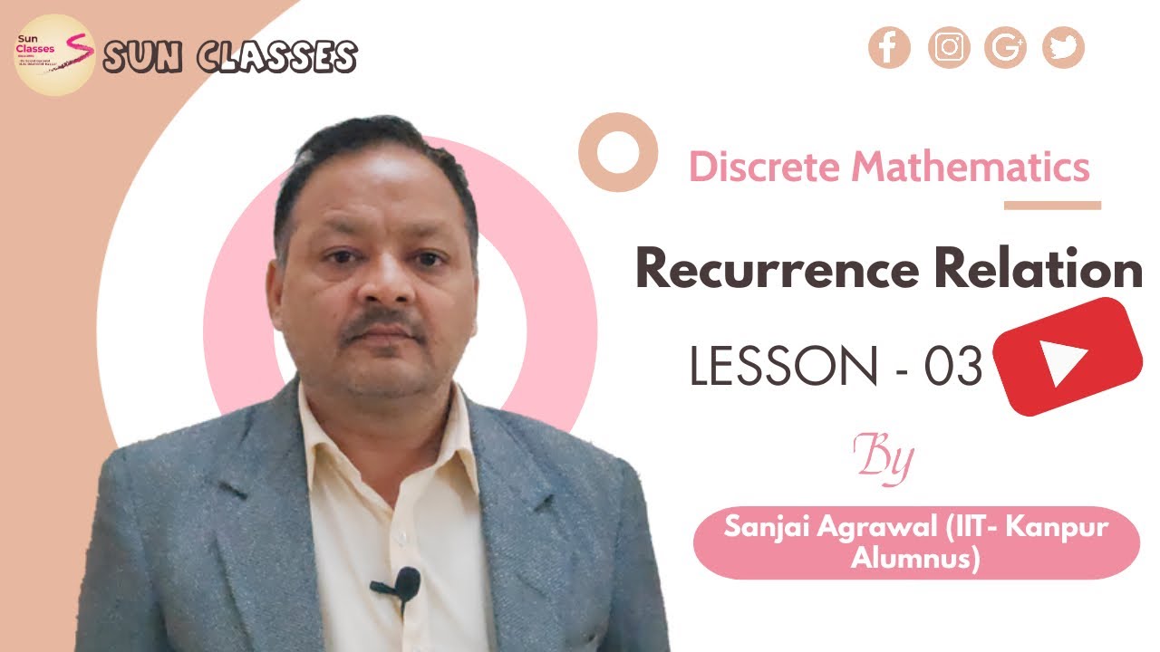 Recurrence Relation Discrete Mathematics Part 03 YouTube Recurrence Relation Discrete Mathematics Part 03 YouTube