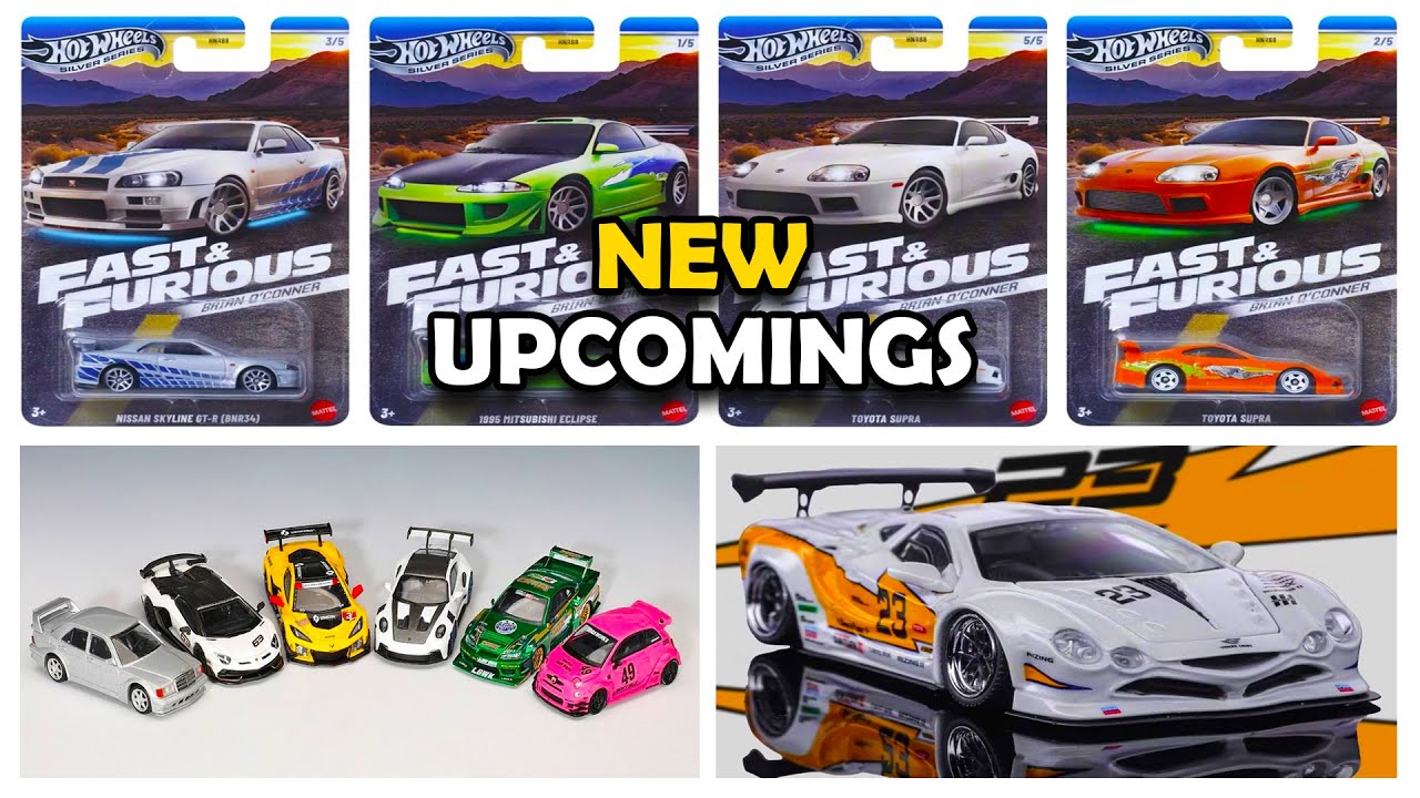 Showcase - HW Fast & Furious Silver Basics, Chevy Impala, Koenigsegg ...