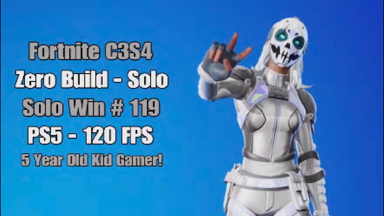 This 5 Year Old Kid Can PLAY Fortnite! - Solo Win # 119 - Fortnite C3S4 ...