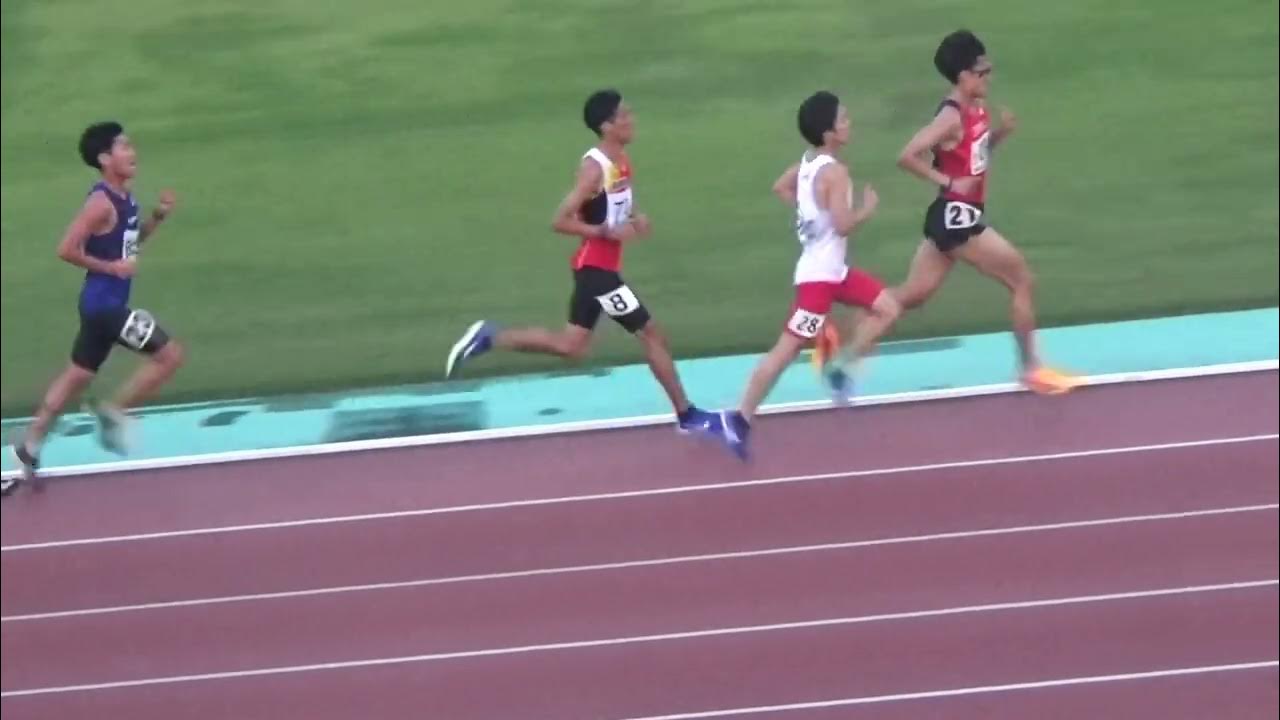 ナイター長距離記録会 5000m 9組 ① 20240601 @鞘ヶ谷競技場 - YouTube