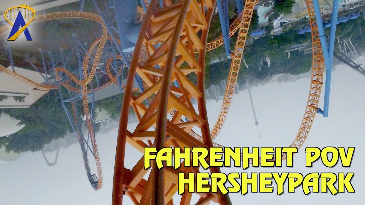 Fahrenheit Roller Coaster POV at Hersheypark - YouTube