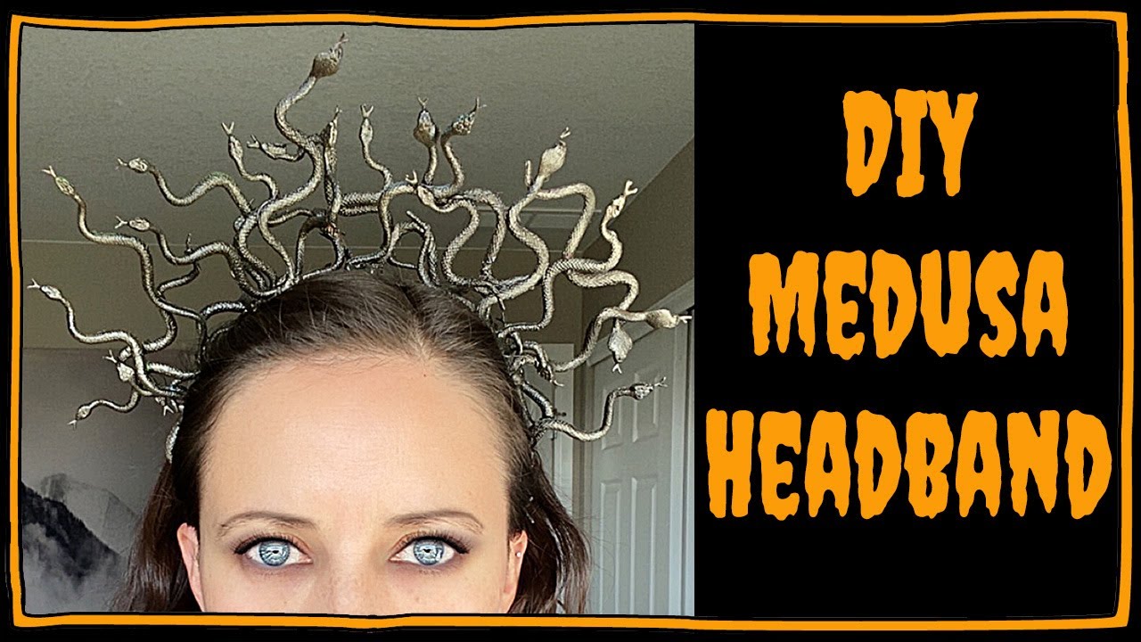 Homemade Medusa Costume Headpiece