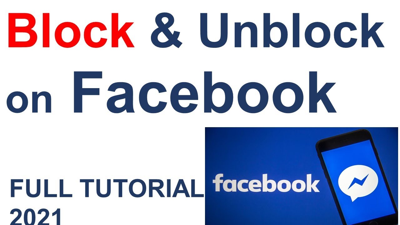 How to Block and unblock someone on Facebook! How to Block or Unblock ...
