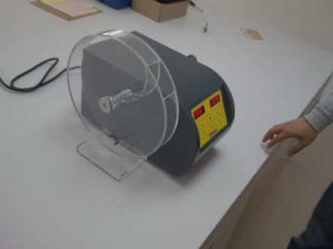 ERWEKA Friability tester TAR 220 - automatic remove - YouTube