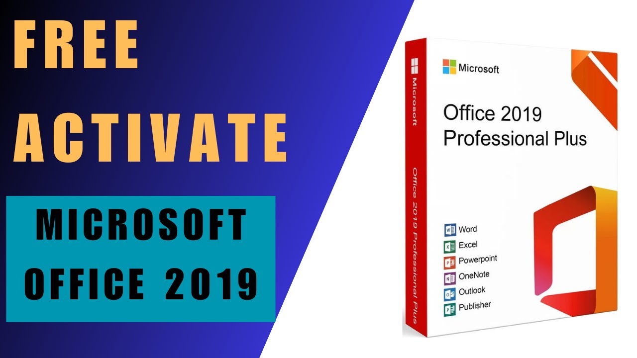 How to Activate Microsoft Office 2019 Without key - YouTube