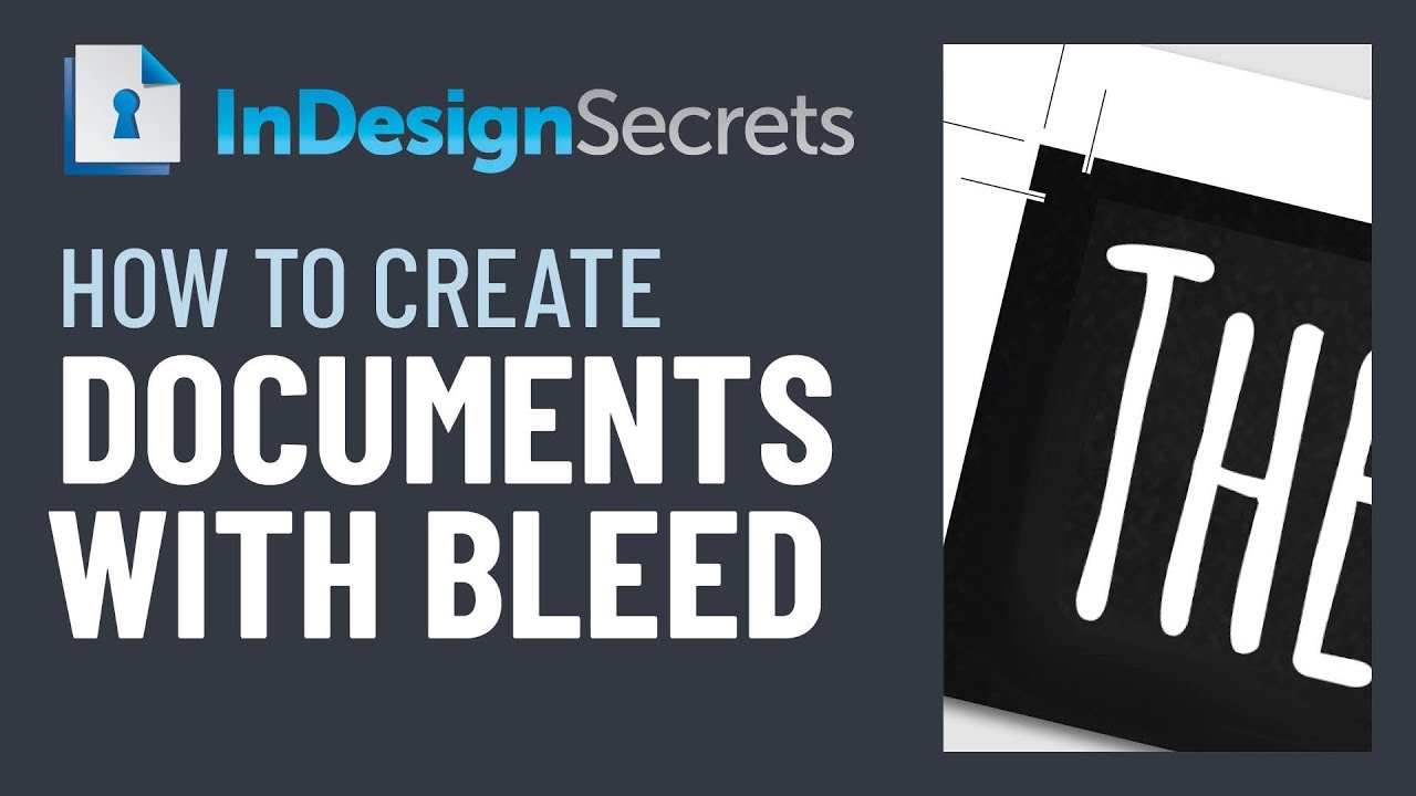 InDesign How To Create Documents With Bleed Video Tutorial YouTube InDesign How To Create Documents With Bleed Video Tutorial YouTube